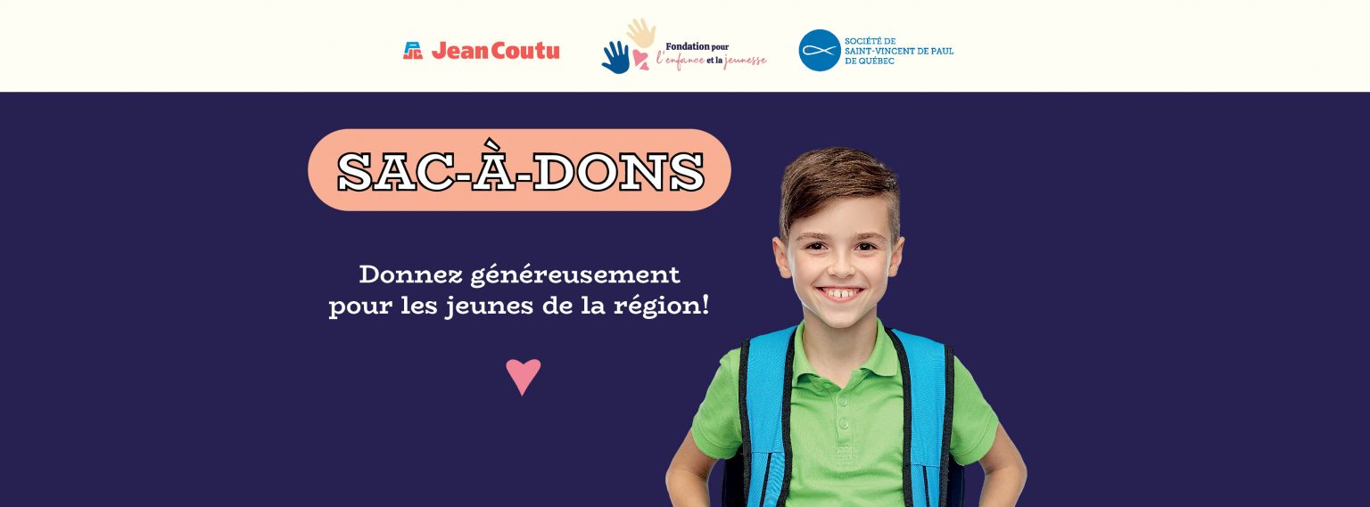 Rentrée scolaire: Campagne Sac-à-Dons | Fondation pour l'enfance et la ...